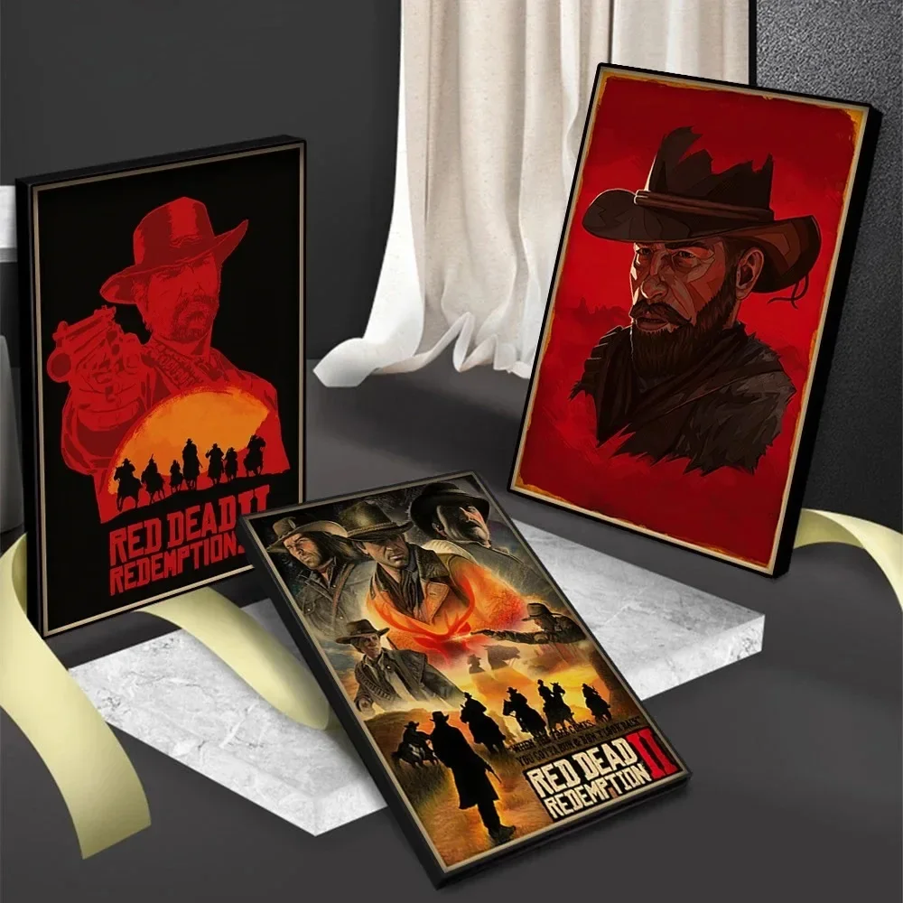 Popular-Vintage-Game-Red-Dead-Redemption-2-Home-Decoration-Wall-decor ...
