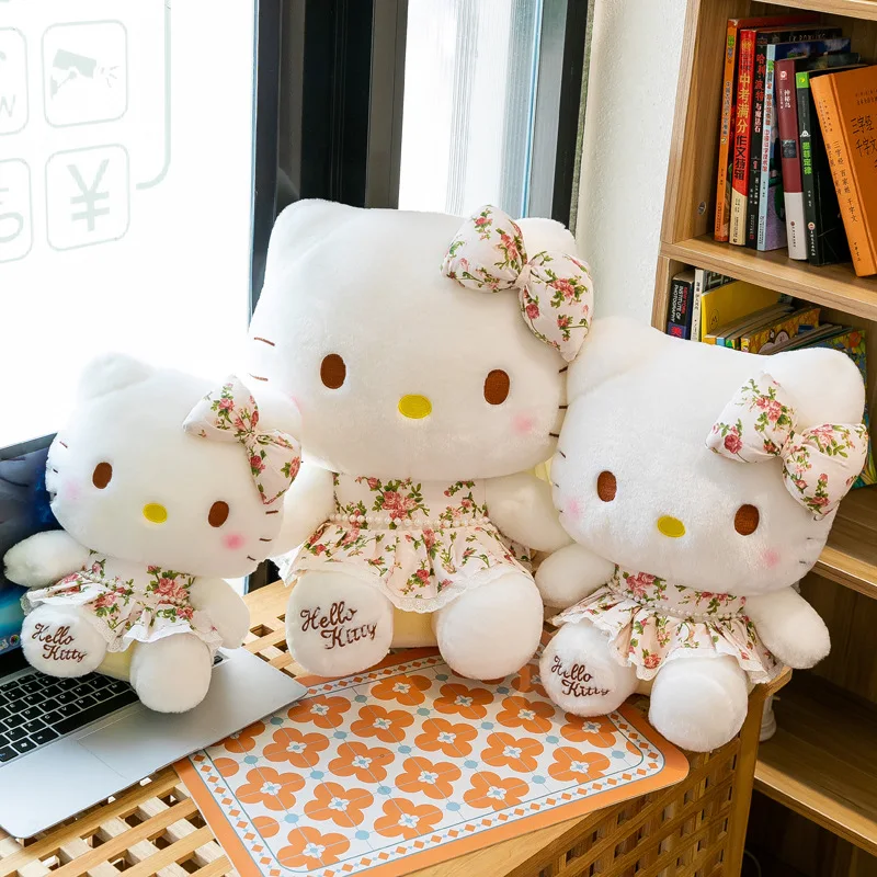 Hello Kitty Anime Plush Toy Pel Cia Kawaii Bichos De Pel Cia Boneca