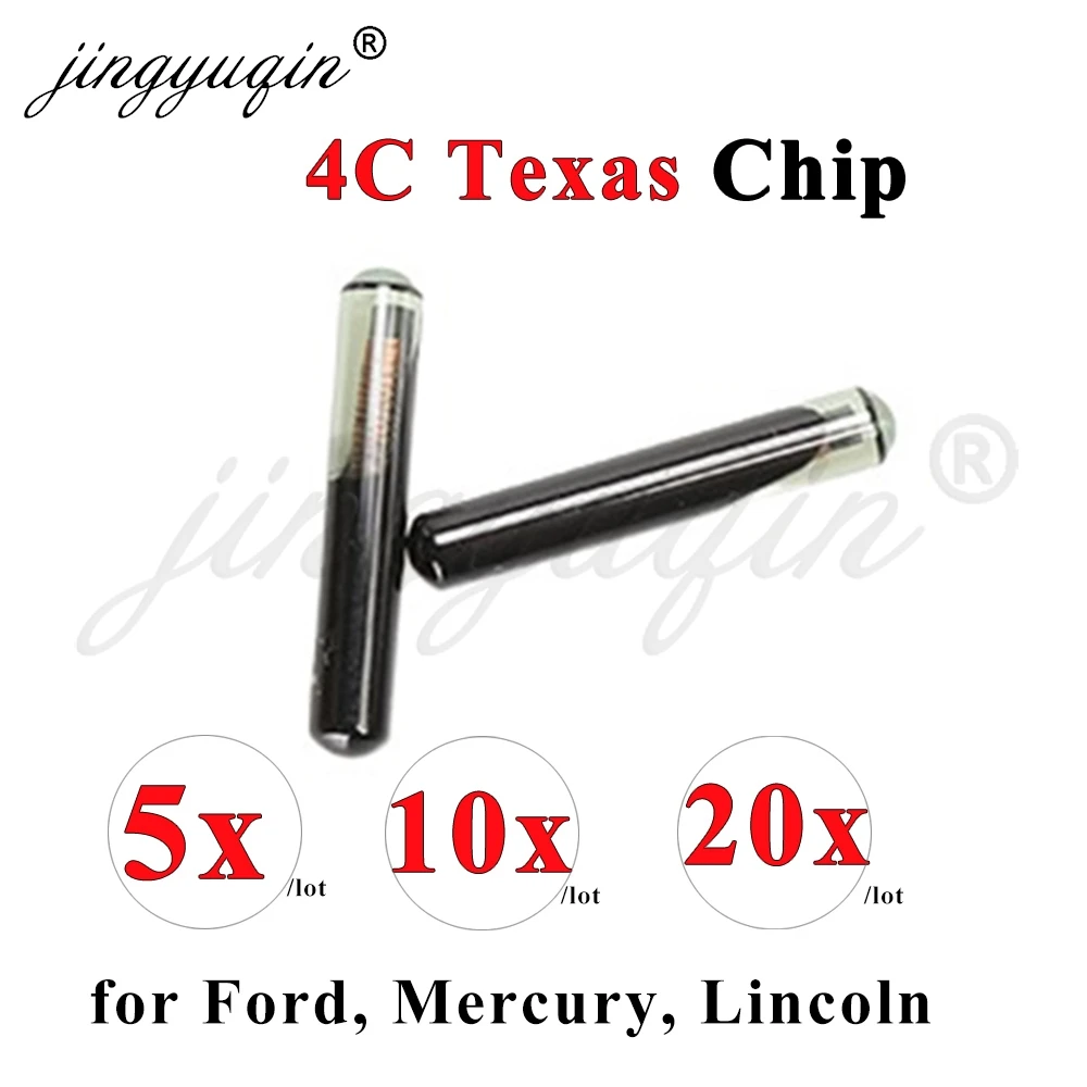 Jingyuqin 5/10/20 piezas ID4C Chip de vidrio grande ID 4C Texas Chip ...