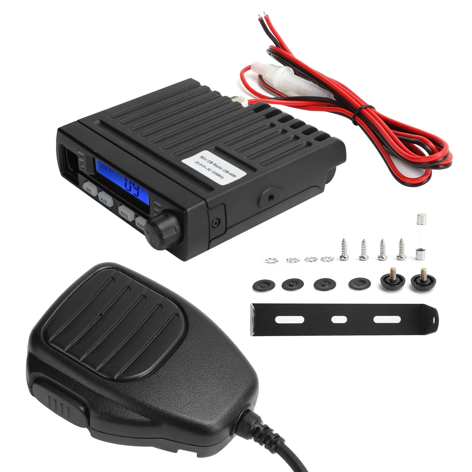 Ultra Compact Mini Mobile Ae-6110 Cb Radio For Europe 8w 26mhz 27mhz Ar ...