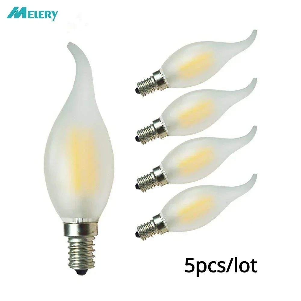 E14-LED-Candelabra-Light-Bulb-4W-Lamp-Warm-Cold-White-Matt-Filament ...