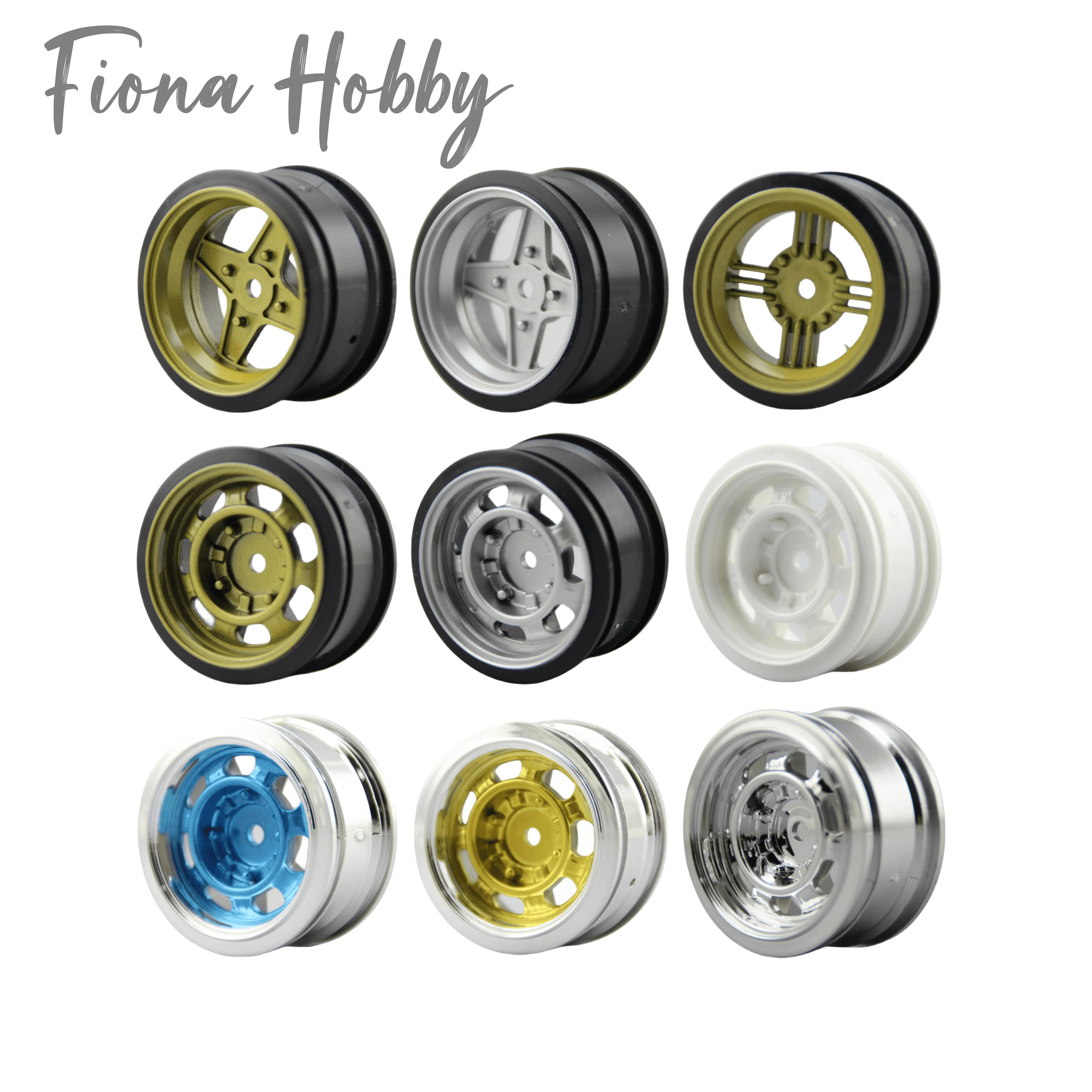 4pcs-1-10-Touring-Drift-Wheel-Rim-Classic-Style-6mm-offset-1-10-Rally ...