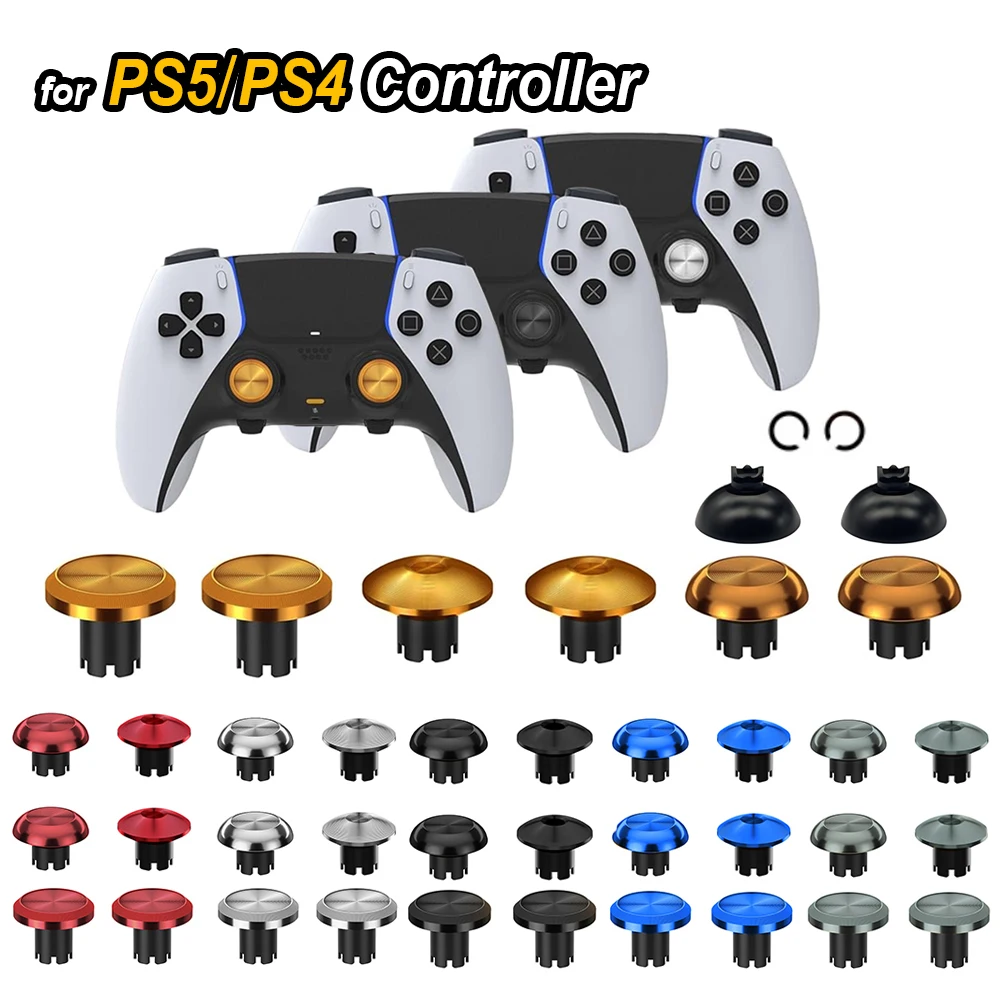 2024-NEW-Metal-Thumbsticks-for-PS5-PS4-Controller-Buttons-3D-Analog ...