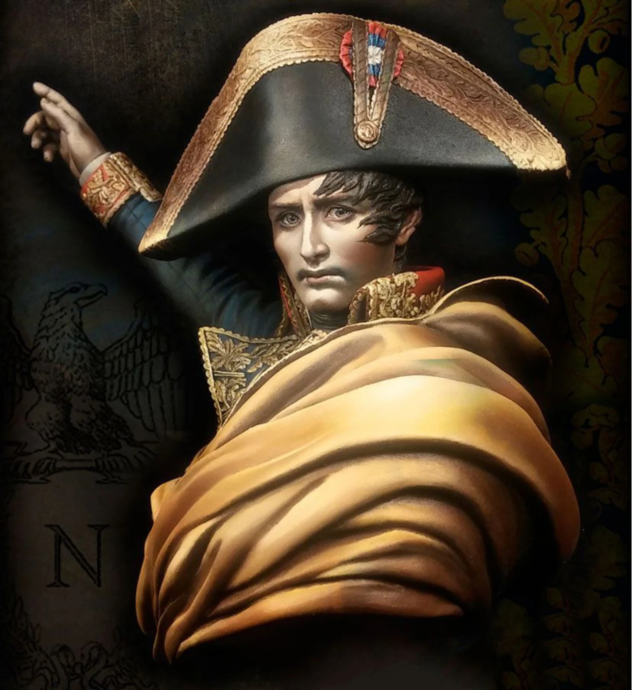 Buste de Napoléon en résine moulé sous pression, modèle de figurine non ...