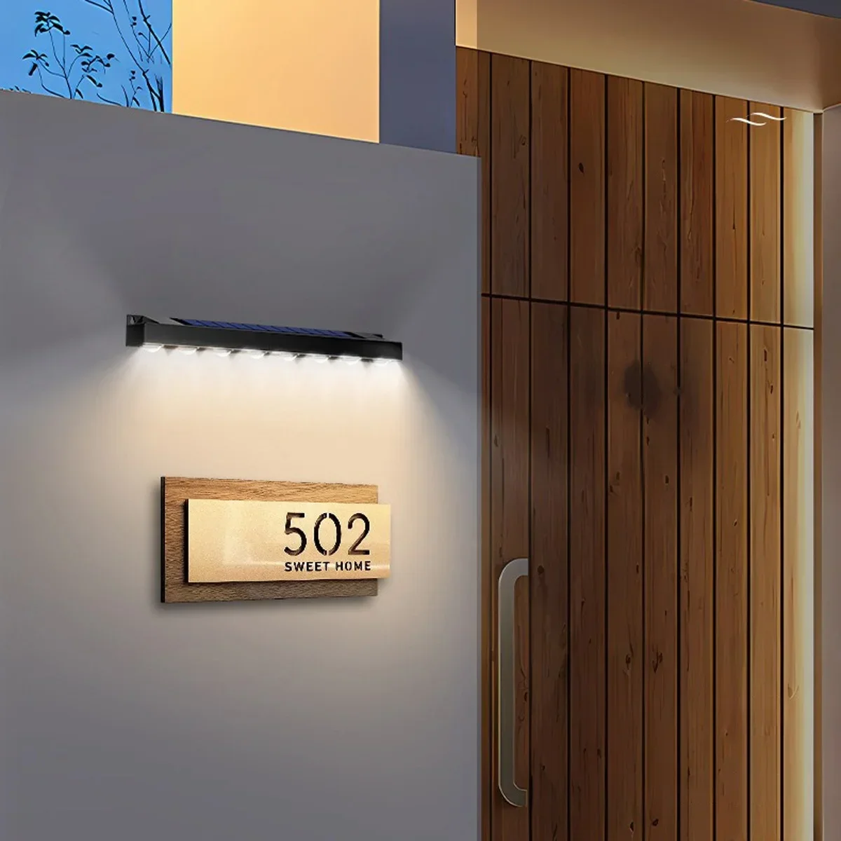 4-6-8LED-Solar-Wall-Light-Outdoor-Waterproof-Garden-Decora-Balcony ...