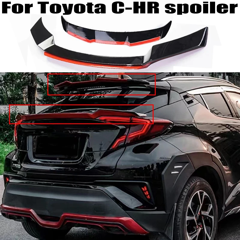 For-TOYOTA-CHR-C-HR-spoiler-2015-2022-Car-Roof-Spoiler-Rear-Wing ...