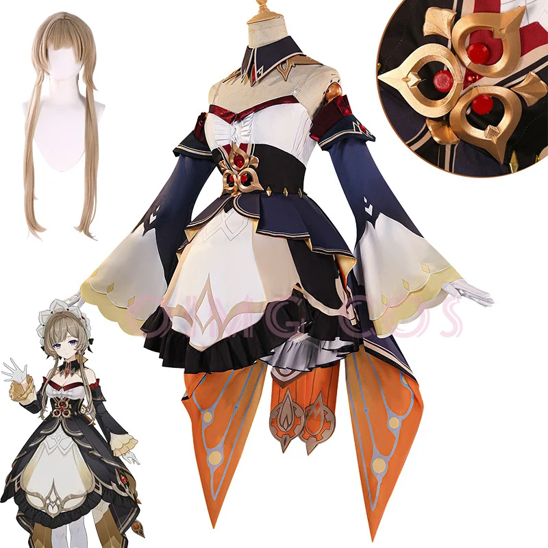 Genshin Impact Marionette Sandrone Cosplay Costume Adult Carnival Anime ...