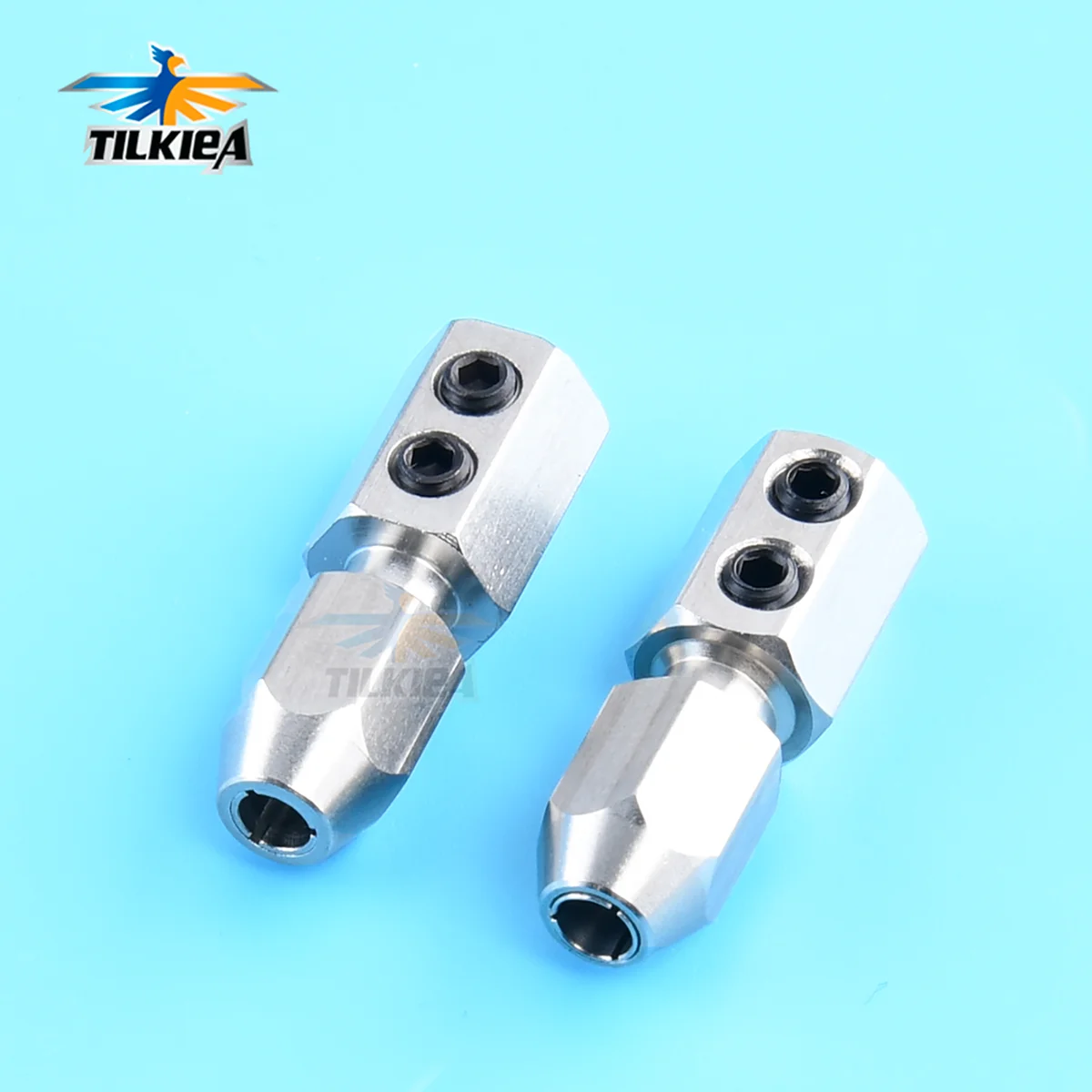 RC Boat Flexible Coupling CNC Stainless Steel 4X4mm 5X4mm Flex Collet ...