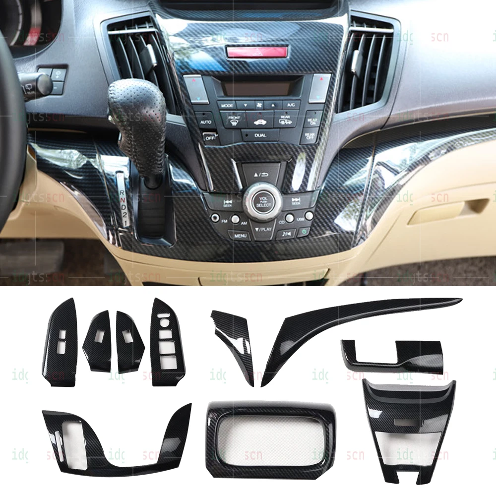 Car-Interior-Carbon-Fiber-Full-Set-Sticker-For-Honda-Odyssey-RB3-09-14 ...