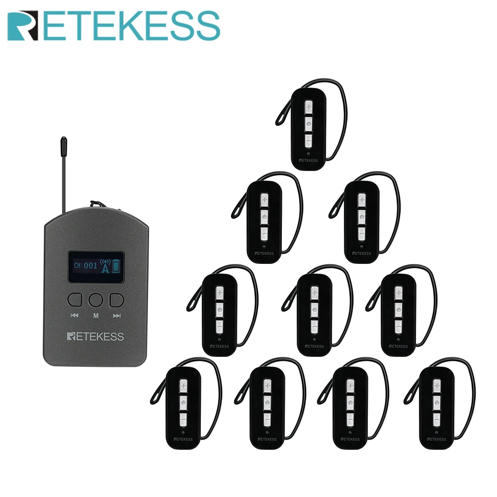 RETEKESS TT111 TT112 TT113 Wireless Tour Guide System Long Transmitter ...