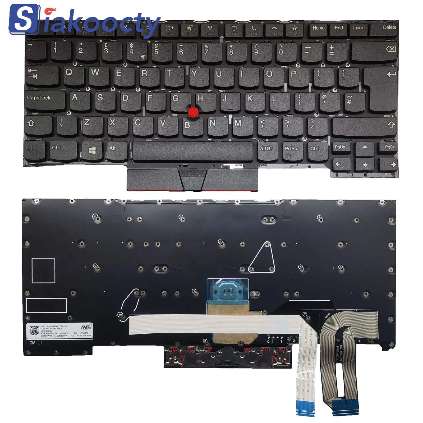 UK-New-users-discount-laptop-keyboard-for-Lenovo-IBM-ThinkPad-T14S-Gen ...