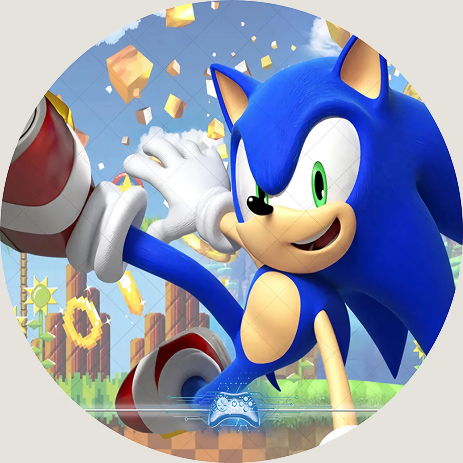 Fondo de fotografía con forma de círculo para decoración de baby shower ...