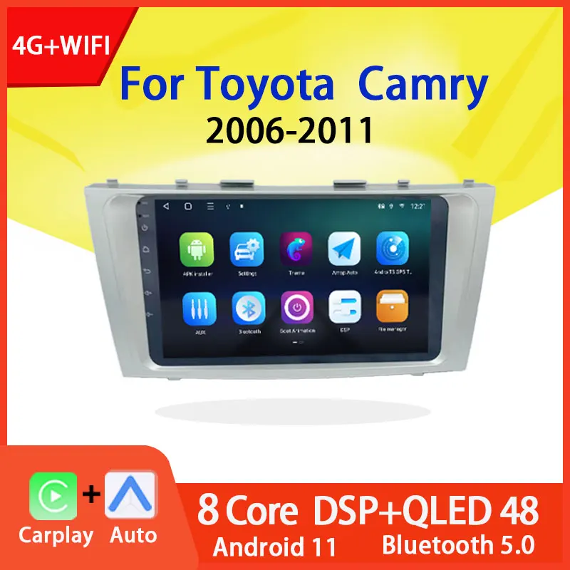 Android-11-Car-Radio-for-TOYOTA-Camry-2din-Stereo-Camry-2006-2011 ...