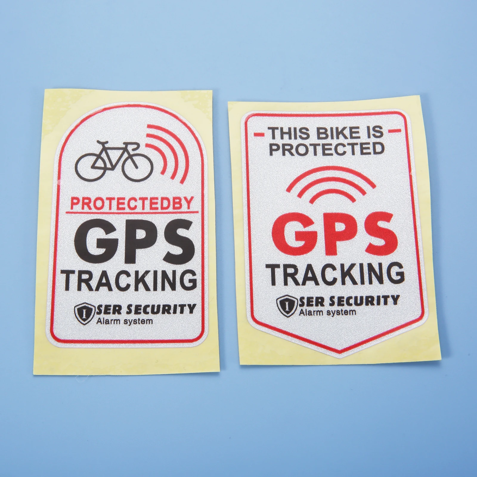 GPS-TRACKING-Alarm-Sticker-Warning-Reflective-Vinyl-Stickers-Anti-Theft ...