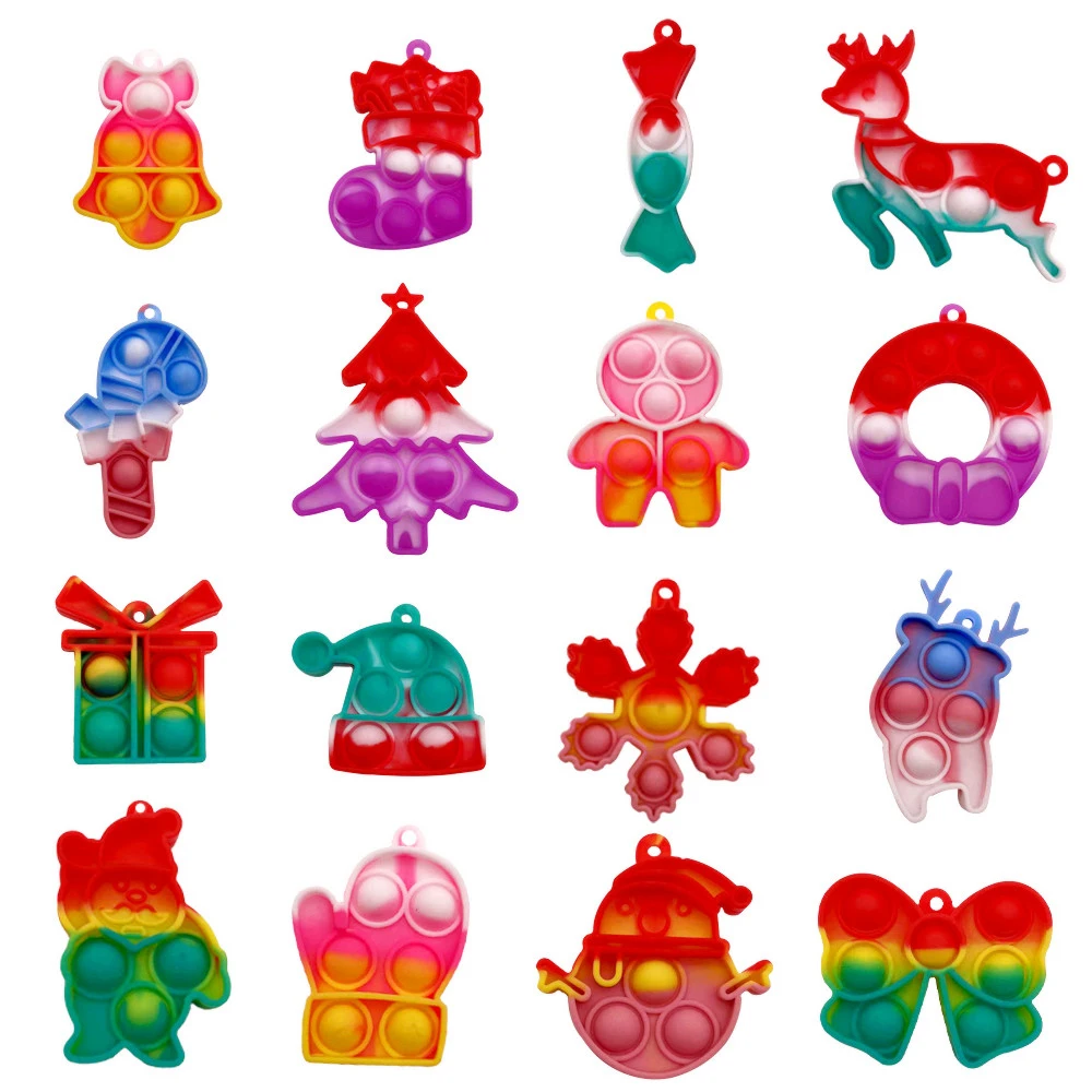 16Pcs-Christmas-Pop-Fidget-Toys-Christmas-Party-Game-Decorate-For-Kids ...