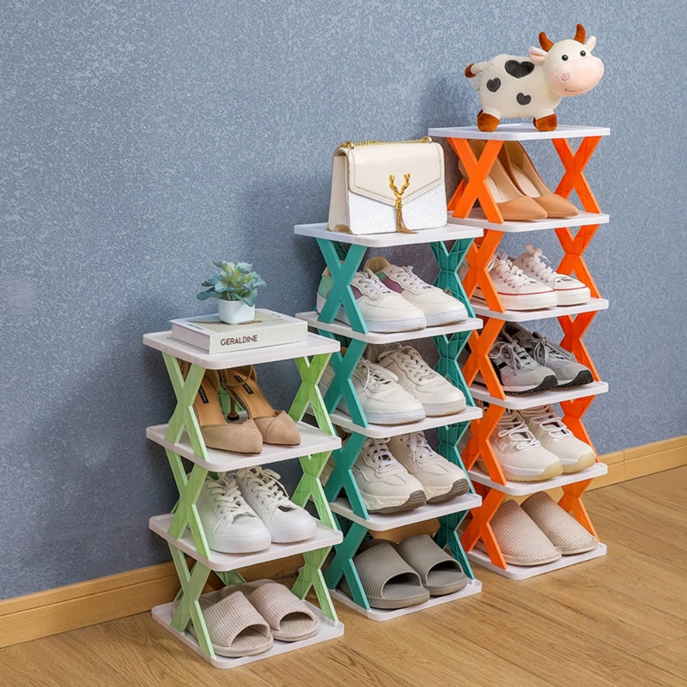 Removable Stackable Shoe Rack Multi-Layer Shoes Storage Organizer Space ...