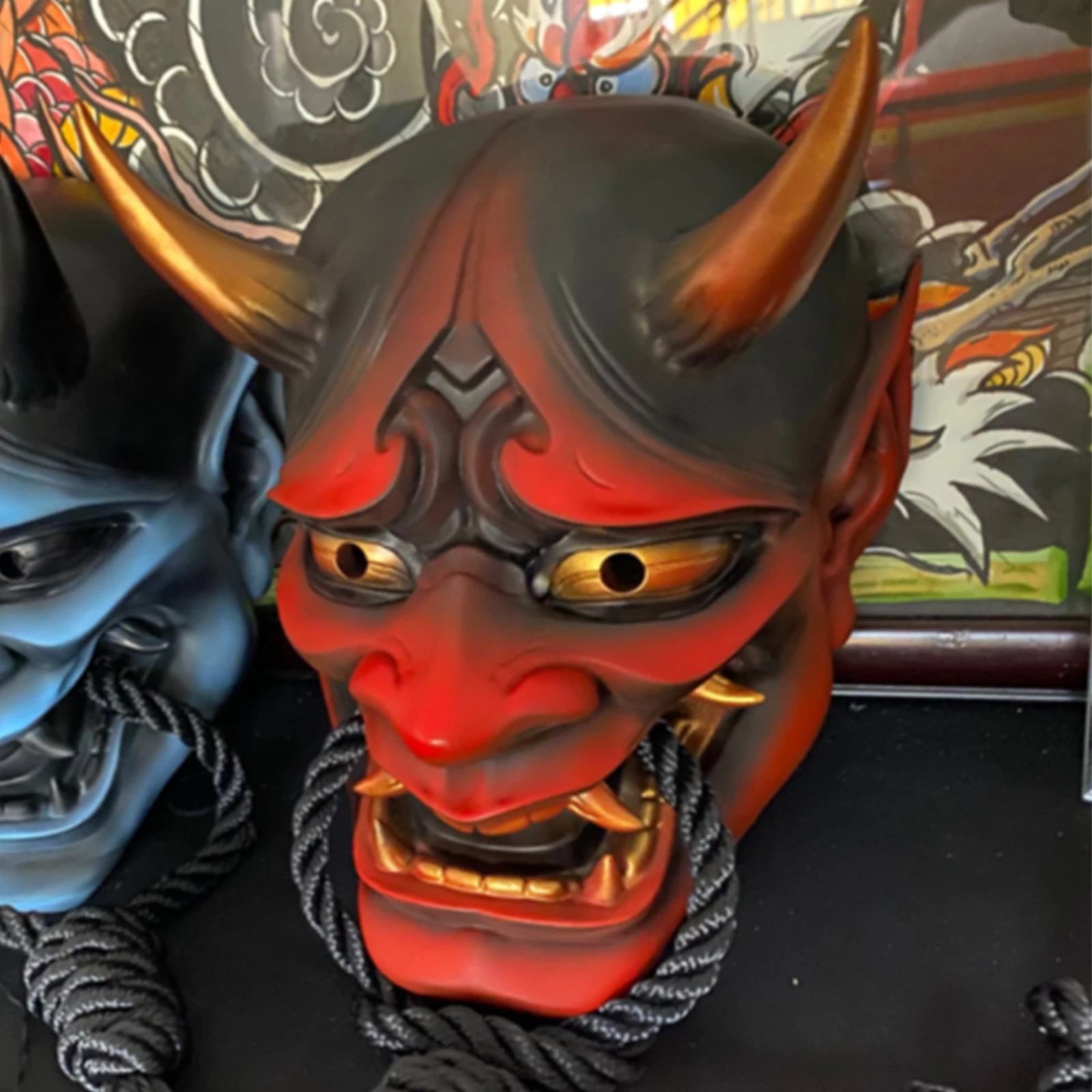 Blue Hannya Mask