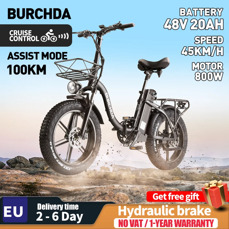 BURCHDAR8SElectric-Bike1000W-bicicleta-el-ctrica-sin-escobillas-para ...