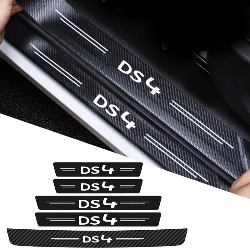 Autocollants de seuil de porte de voiture, autocollants de protection ...