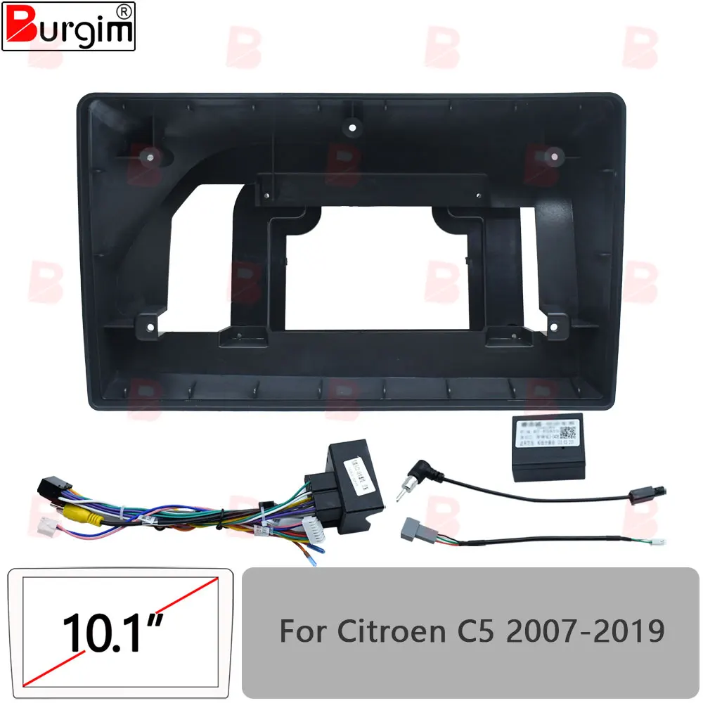 Car-Radio-Fascias-Frame-For-Citroen-C5-2007-2019-10-inch-2DIN-Stereo ...