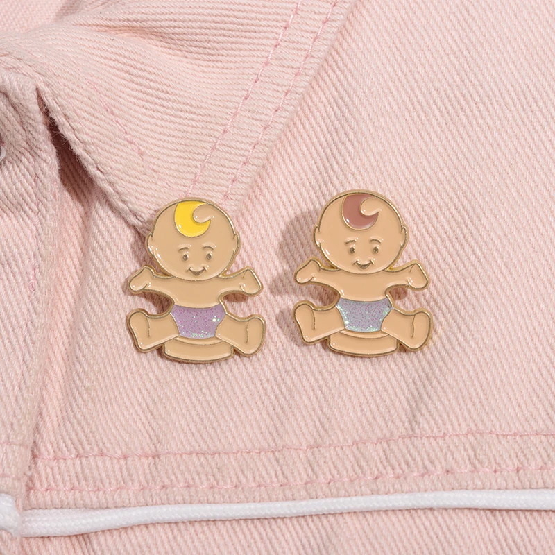 Personalized-Cute-Little-Baby-Series-Modeling-Brooches-Naughty-Baby ...