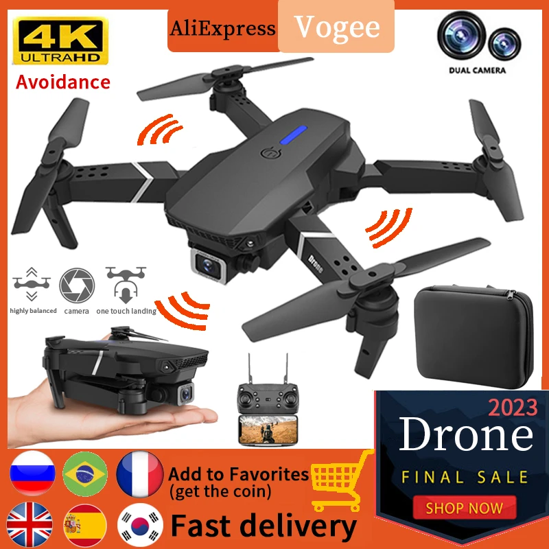 2023 RC 미니 드론, 전문가용 4K HD 카메라, 장애물 회피 항공 헬리콥터, 접이식 쿼드콥터 드론, 어린이용 장난감| | - AliExpress