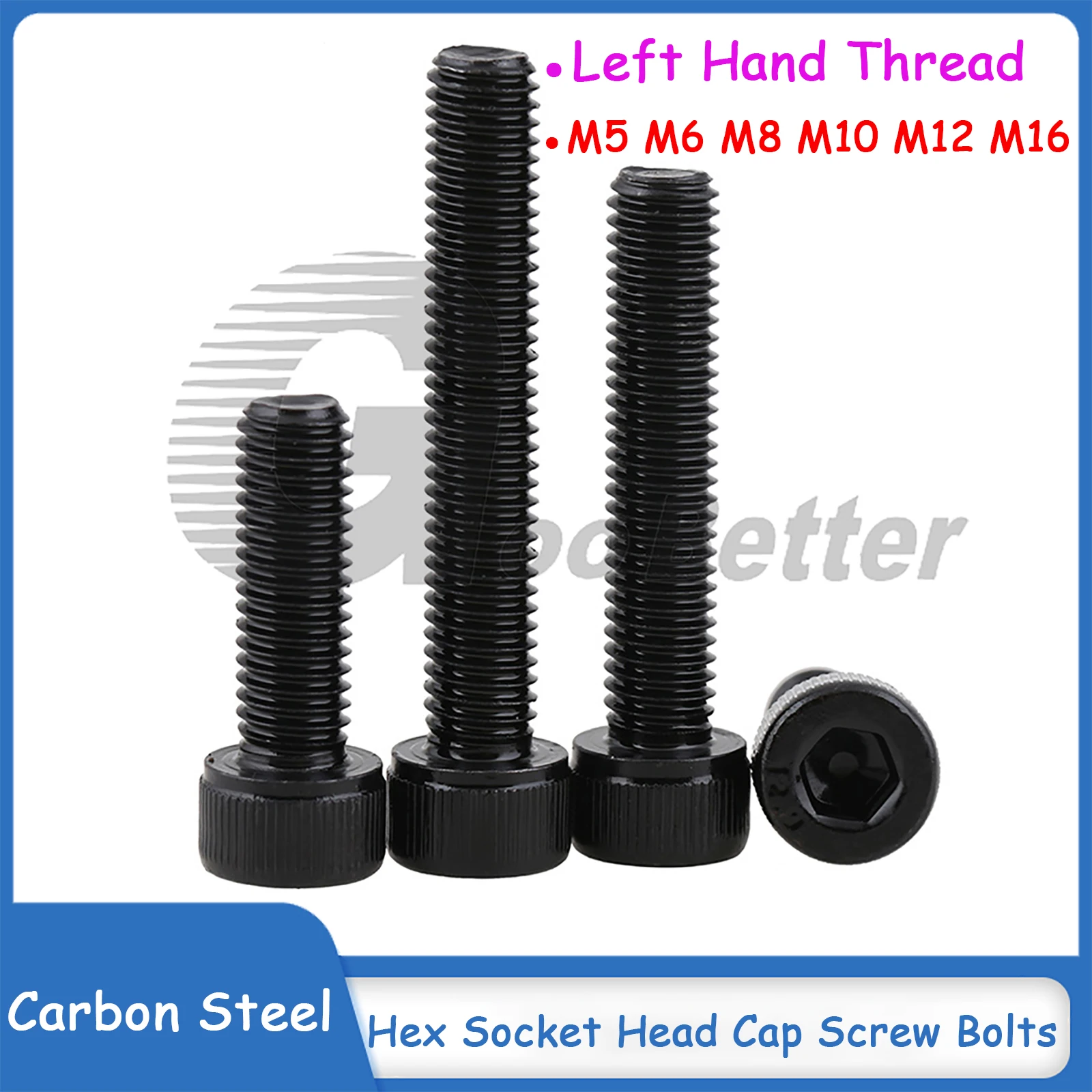 Grade-12-9-Left-Hand-Thread-Hex-Socket-Head-Cap-Screw-Bolts-Cylinder ...