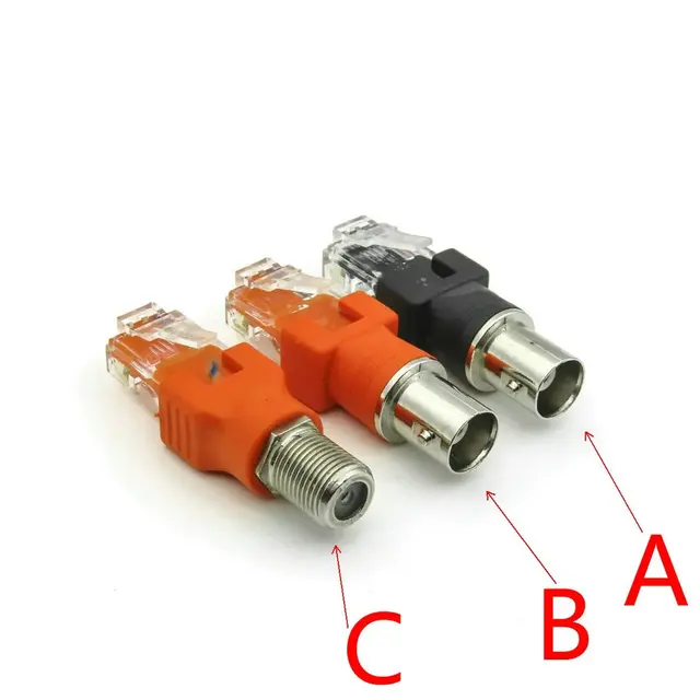 CCTV Camera Cable Coupler 5-Pack Female To Female BNC Barrel Connectors ...