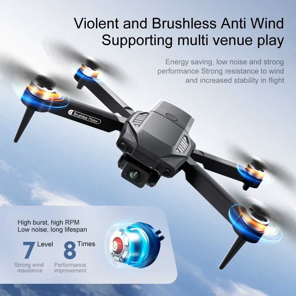F198-New-Drone-Brushless-Motor-WIFI-FPV-Dron-HD-Dual-Camera-4K ...