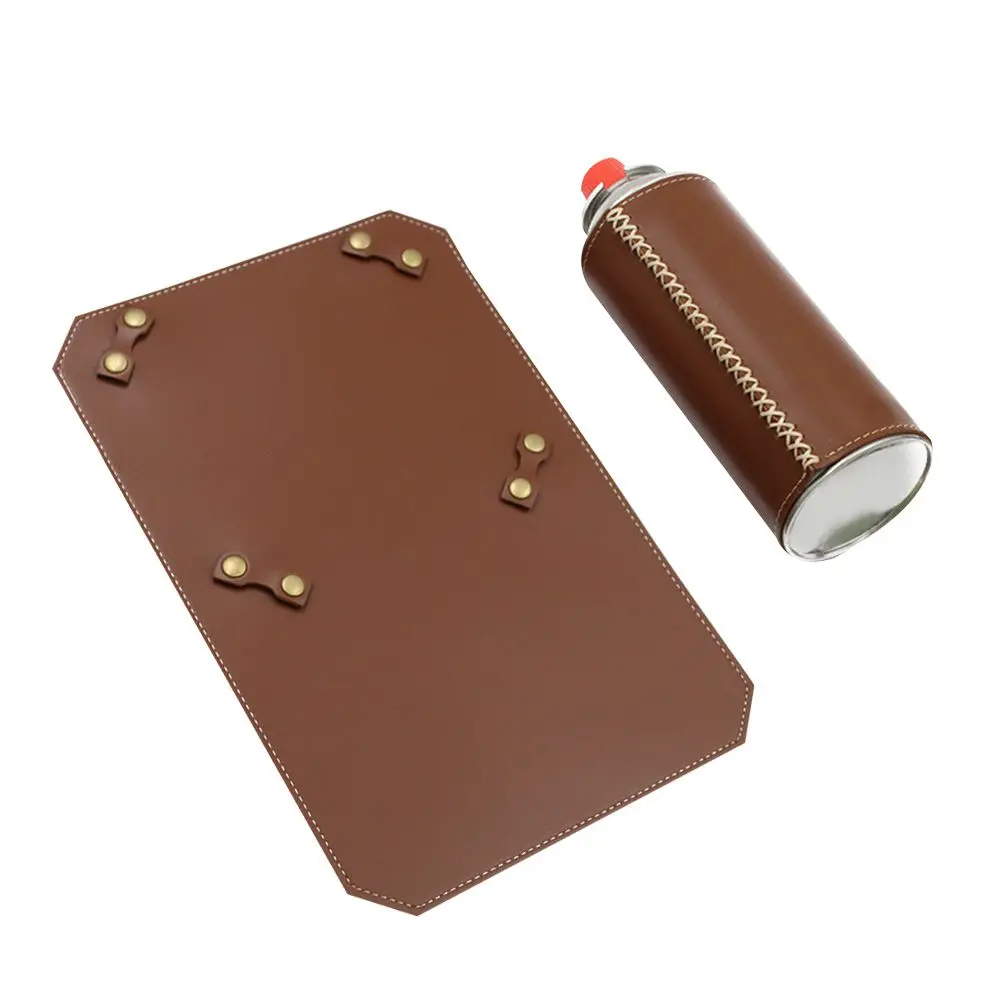 Leather-Outdoor-Anti-impact-Camping-Fuel-Cylinder-Sleeve-Storage-Bag ...