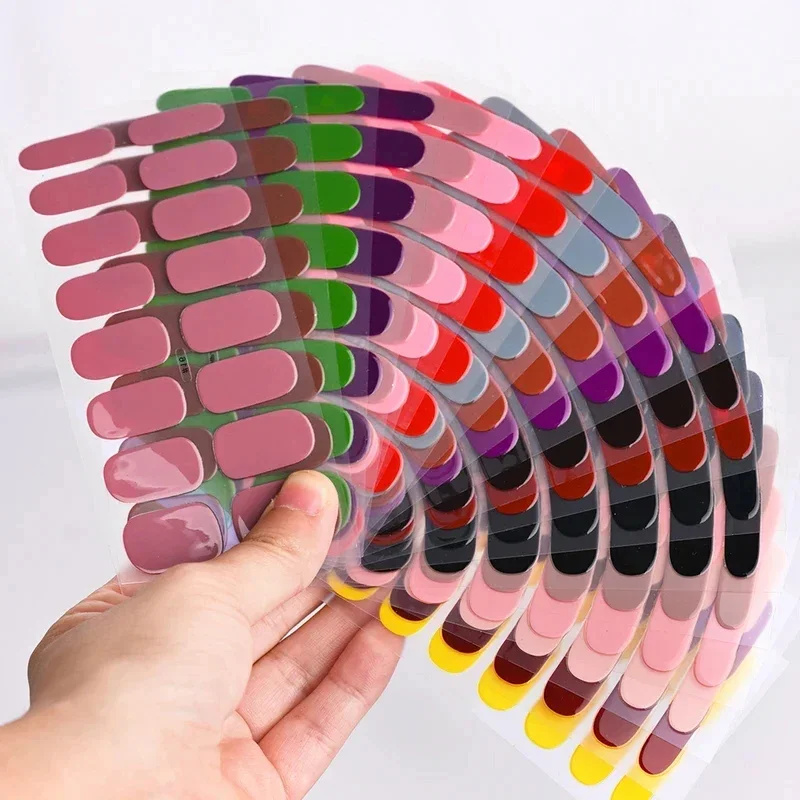 Baking-Free-Nail-Stickers-Wholesale-Gradient-glitter-Nail-Stickers ...