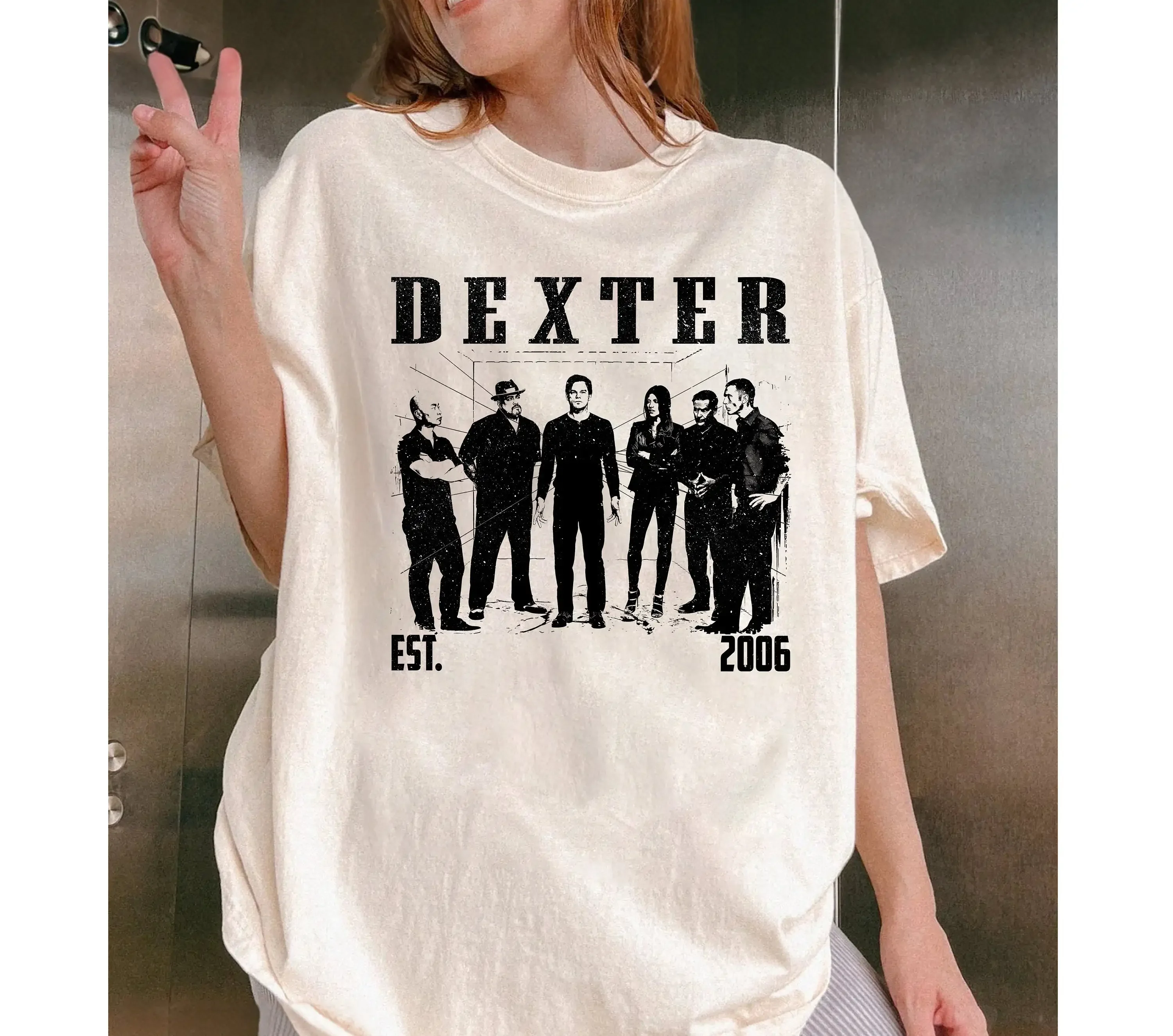 Dexter T Shirt TV Series Movie Vintage Midcentury Retro - AliExpress ...