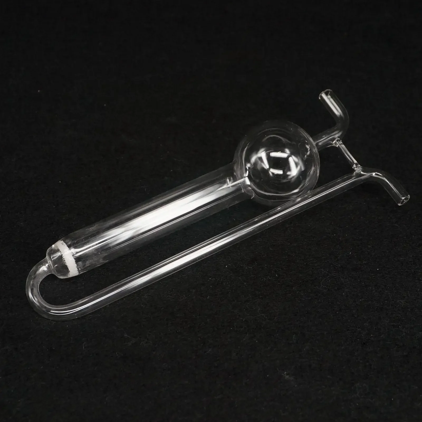 10ml-Lab-Clear-Glass-Porous-Absorbing-Tube-U-shape-Gas-Sampling-Bottle ...