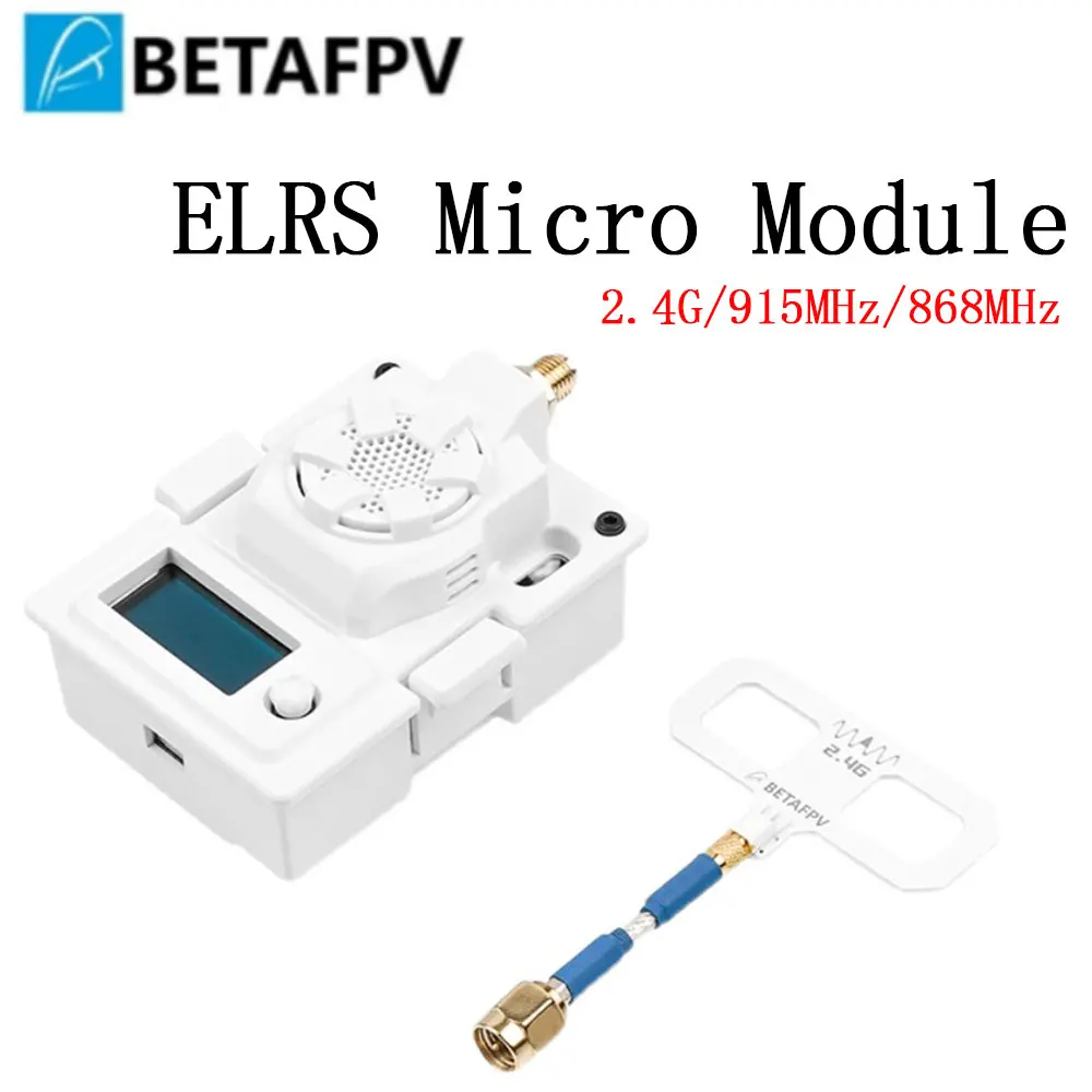 Betappv expresslrs elrs micro rf tx módulo elrs 2.4g 915mhz 868mhz com ...