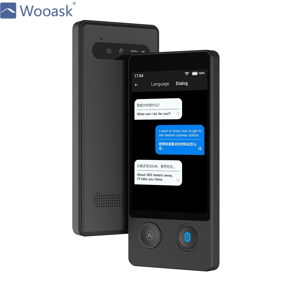 Wooask-W12-Smart-Translator-Real-time-Language-Translation-Device-Pocket-Speech-Translator-144 ...