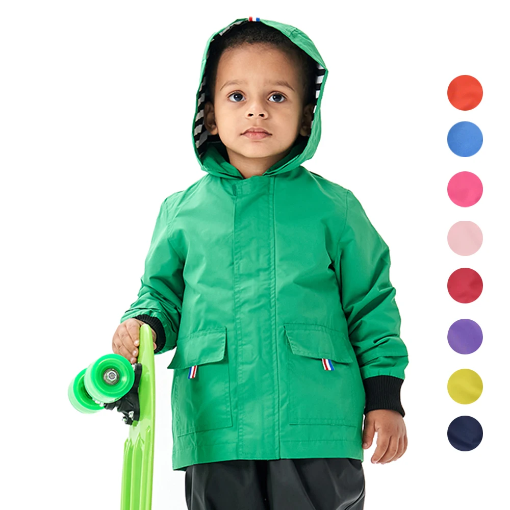 3-9T-Kids-Boys-Girls-Jakets-Hooded-Spring-Autumn-Outerwar-Waterproof-Children-Rain-Jackets ...