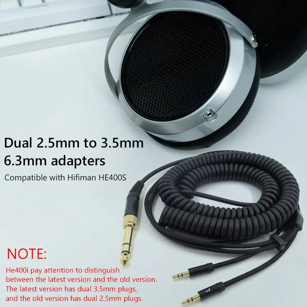 Audio Headset Spring Cable for Hifiman HE400S/HE-400I/HE560/HE-350 ...