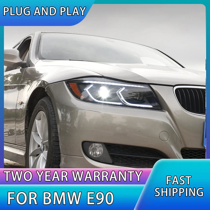 Car-Styling-For-BMW-E90-headlight-318i-320i-325i-bmw-e90-head-lamp-LED ...