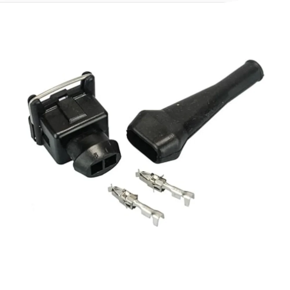 EV1 Fuel Injector plug connector with rubber boot - AliExpress 34