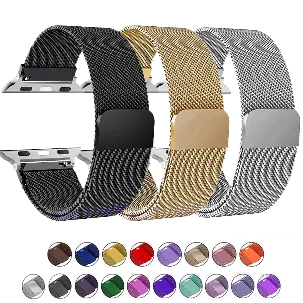 Milanese-Loop-for-apple-watch-Bands-45mm-Ultra-2-49mm-44mm-41mm-40mm ...