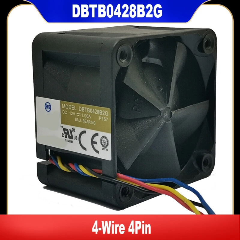 For AVC 4028 12V 1A DBTB0428B2G High Speed Server Fan 40*40*28mm Dual ...