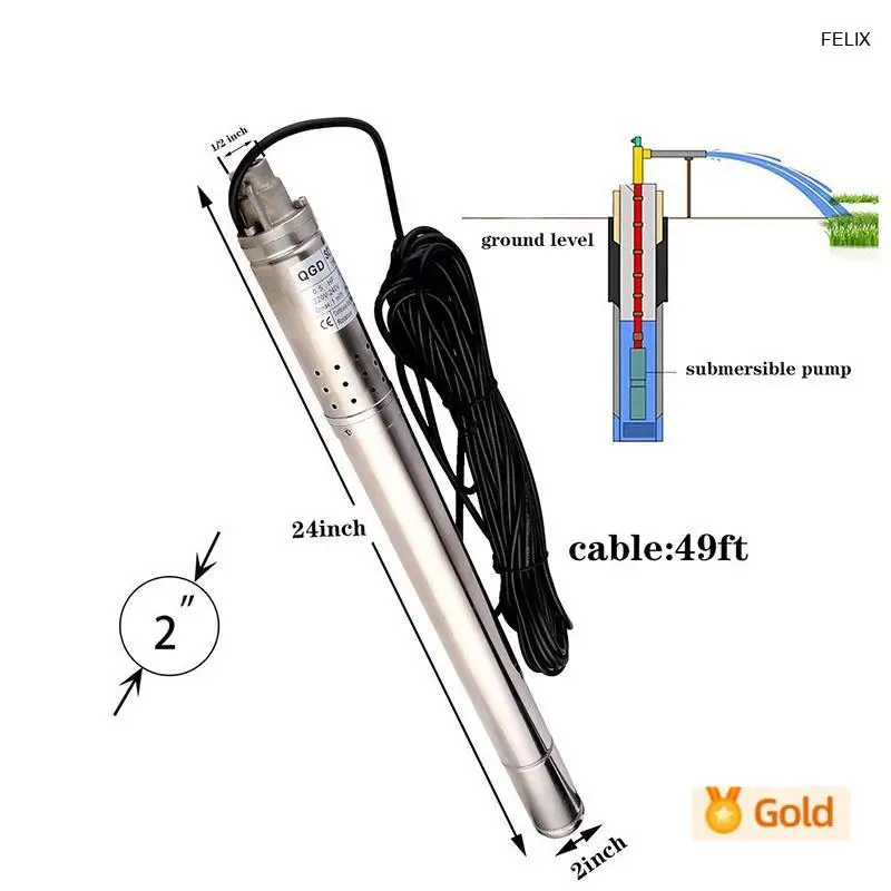 2-Inch-Water-Pump-50Mm-Diameter-Submersible-Well-Pump-with-304 ...