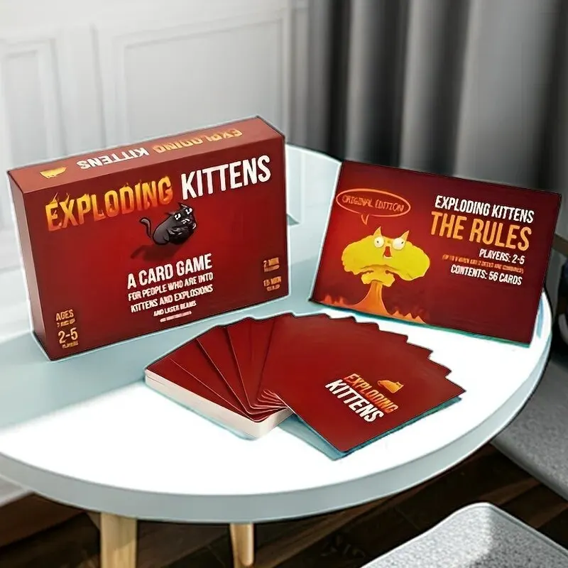 Exploding-Kittens-Card-Game-Hilarious-Party-Board-Games-Family-Game ...