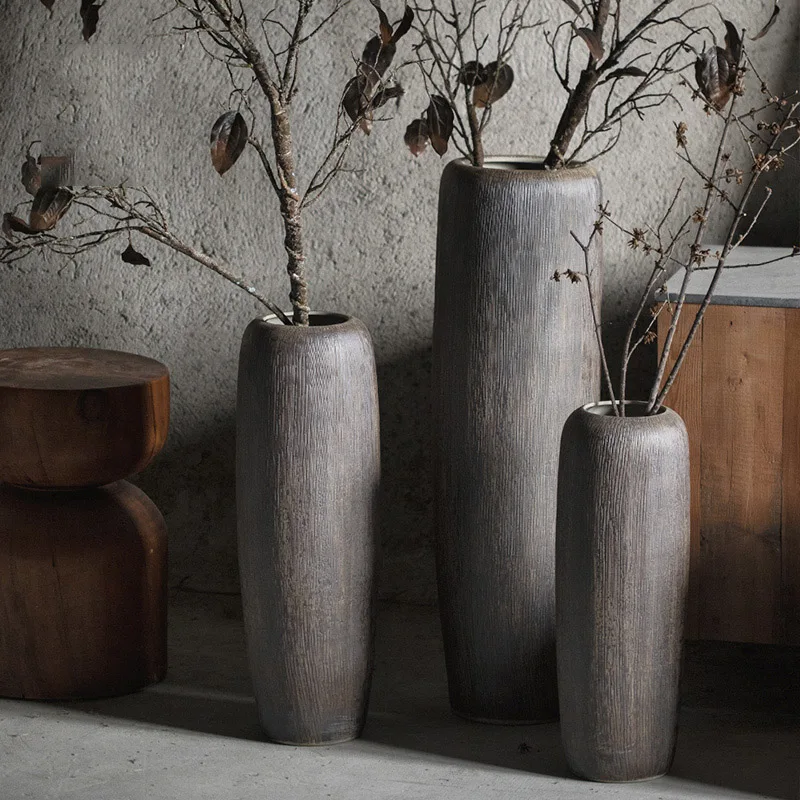 Large-Size-Tall-Flower-Vase-Ceramic-Flower-Pot-Decoration-Home-Vase ...