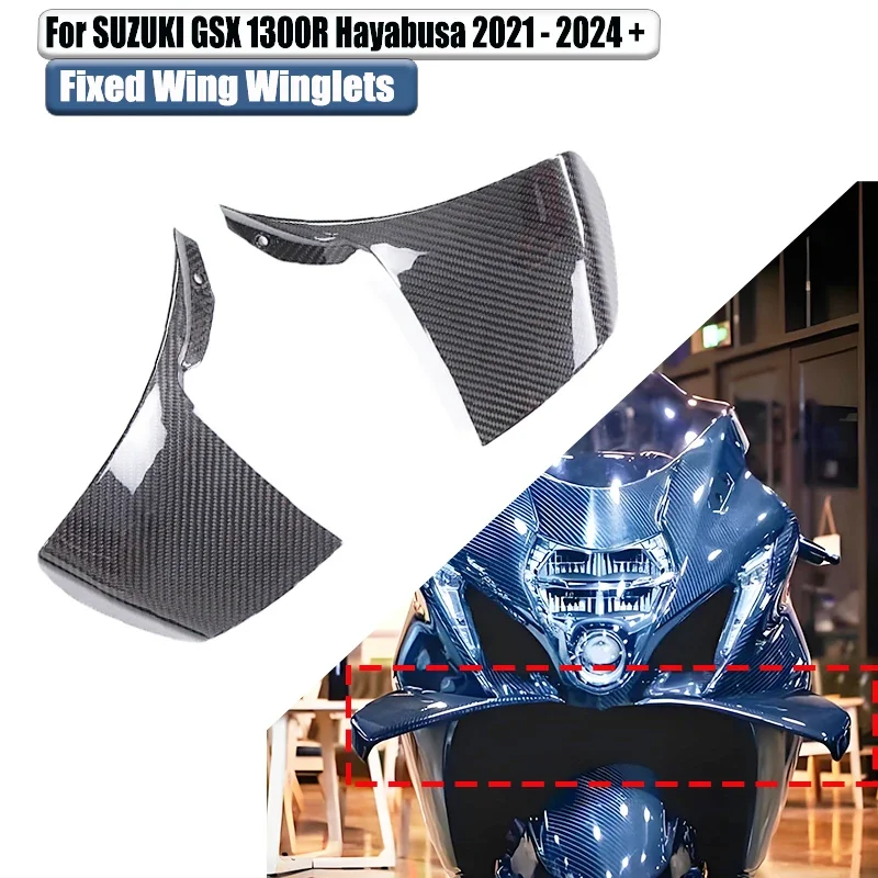 For SUZUKI GSX 1300R Hayabusa 2021-2023 2024 +Full Carbon Fiber Fixed ...