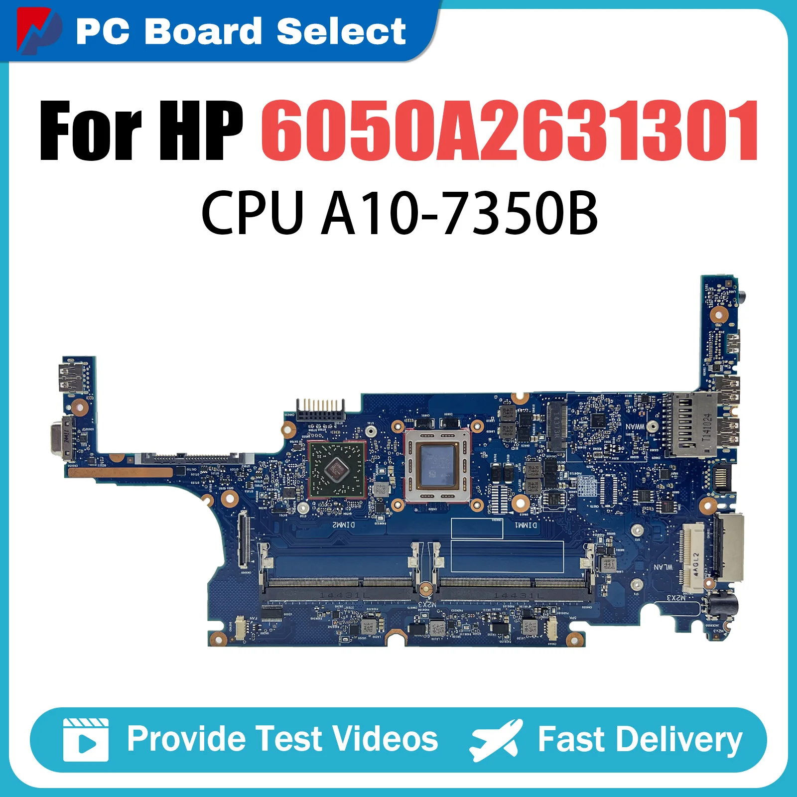 6050A2631301-Mainboard-For-HP-Elitebook-825-G2-725-G2-Laptop ...
