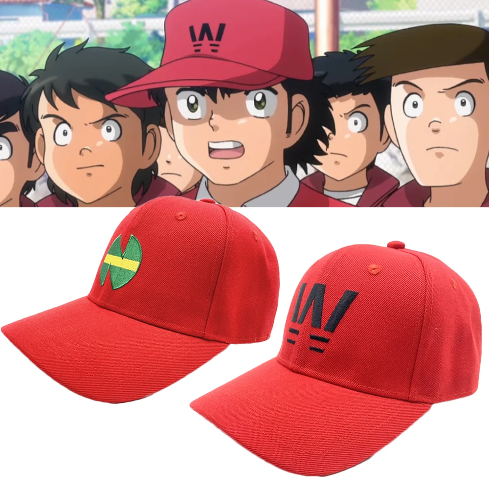 อะนิเมะ Captain Tsubasa ทีมโลโก้หมวก Wakabayashi Genzo คอสเพลย์ Unisex ...