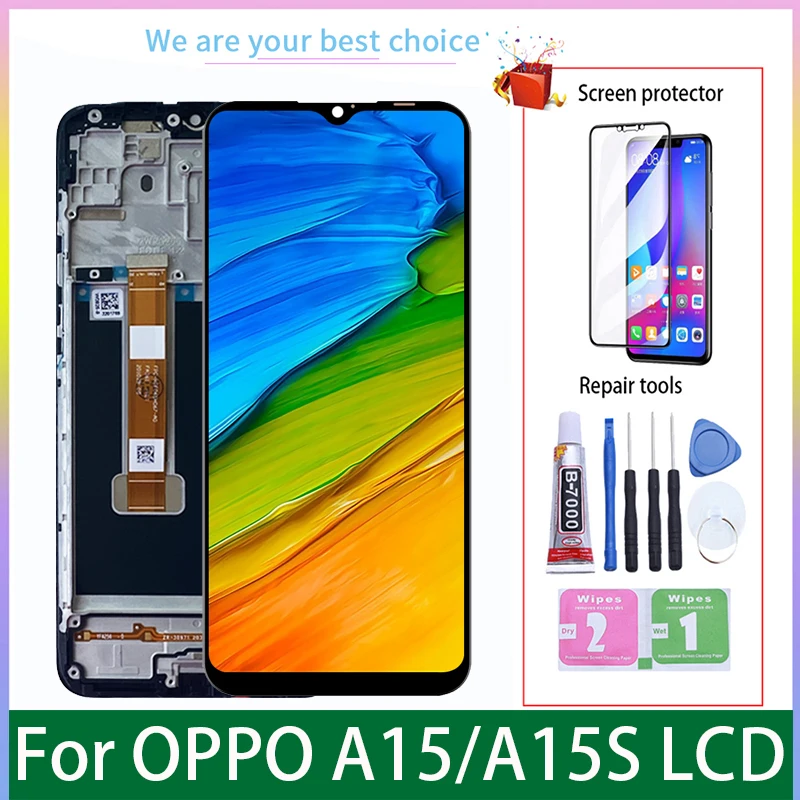 Pantalla LCD Original de 6,52 pulgadas para OPPO, montaje de digitalizador con pantalla táctil ...