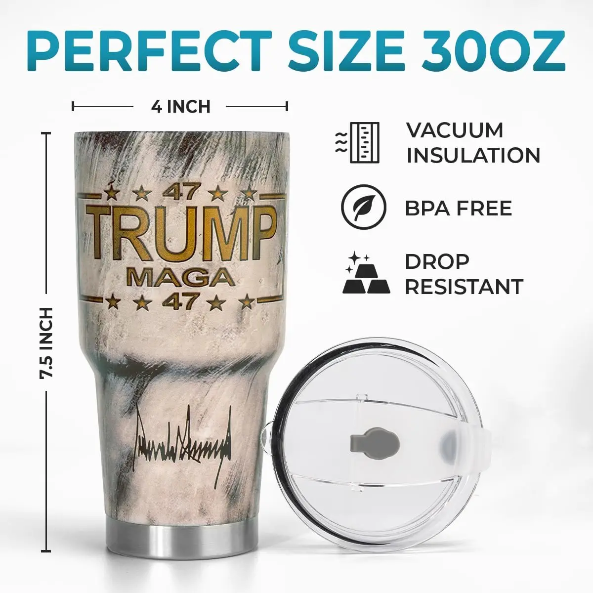 MAGA-Trump-Tumbler-2024-Skull-American-Flag-30-Oz-Tumbler-Trump-Coffee ...