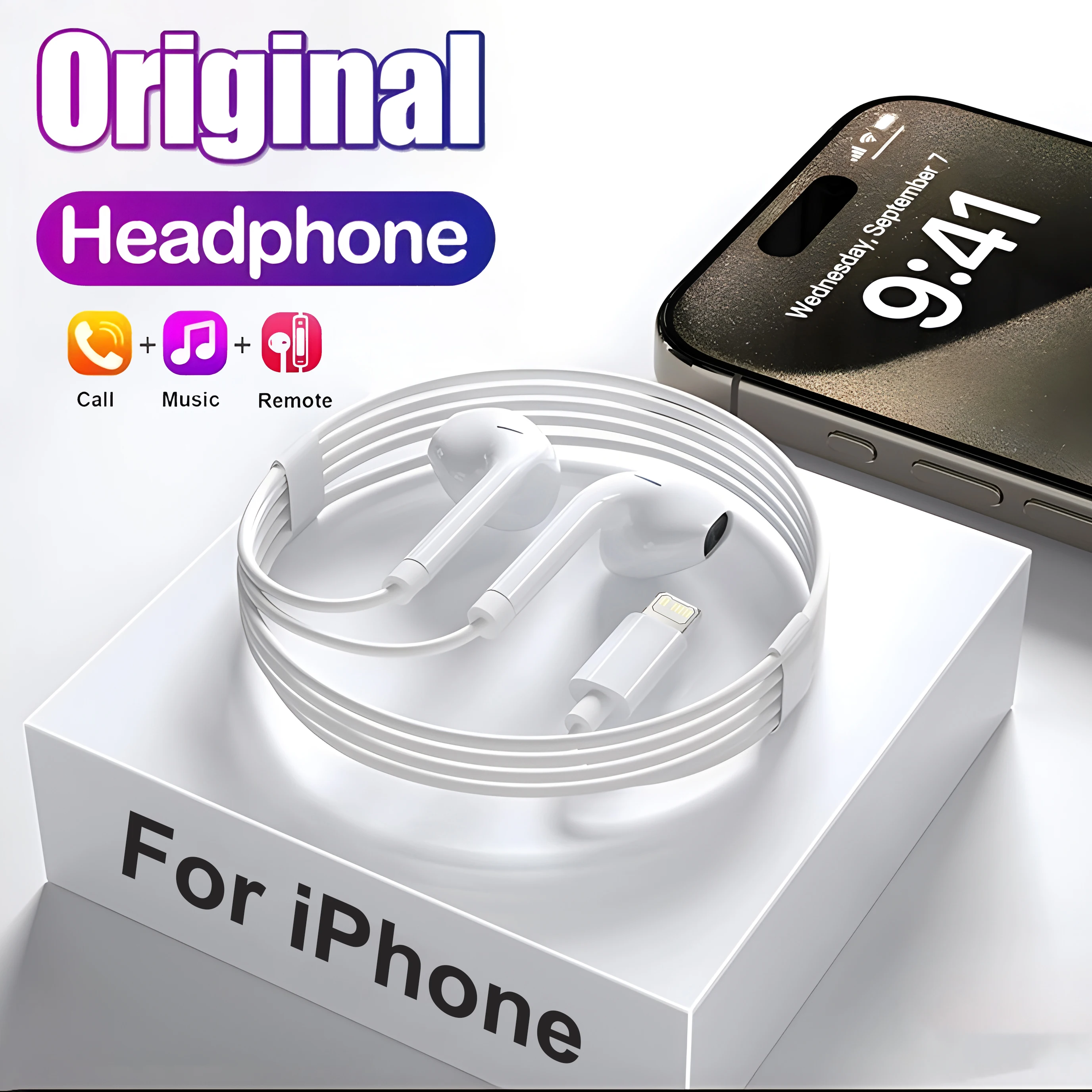 Original-For-Apple-Headphones-For-iPhone-15-14-13-11-12-Pro-Max-In-ear ...